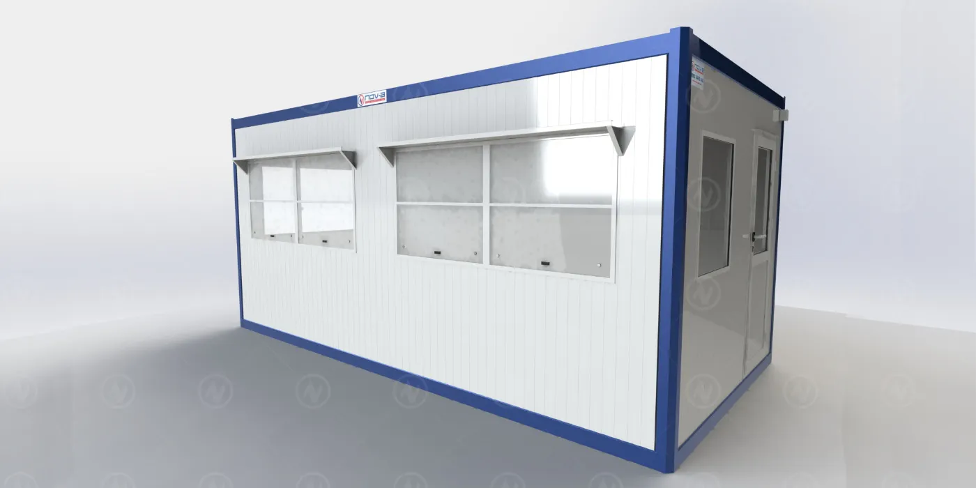 250x500 Güvenlik Kulübesi Panel Kabin | Nova